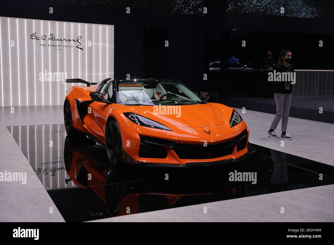 Chevrolet Corvette Z06 at the durant guild booth at the 2022 China ...