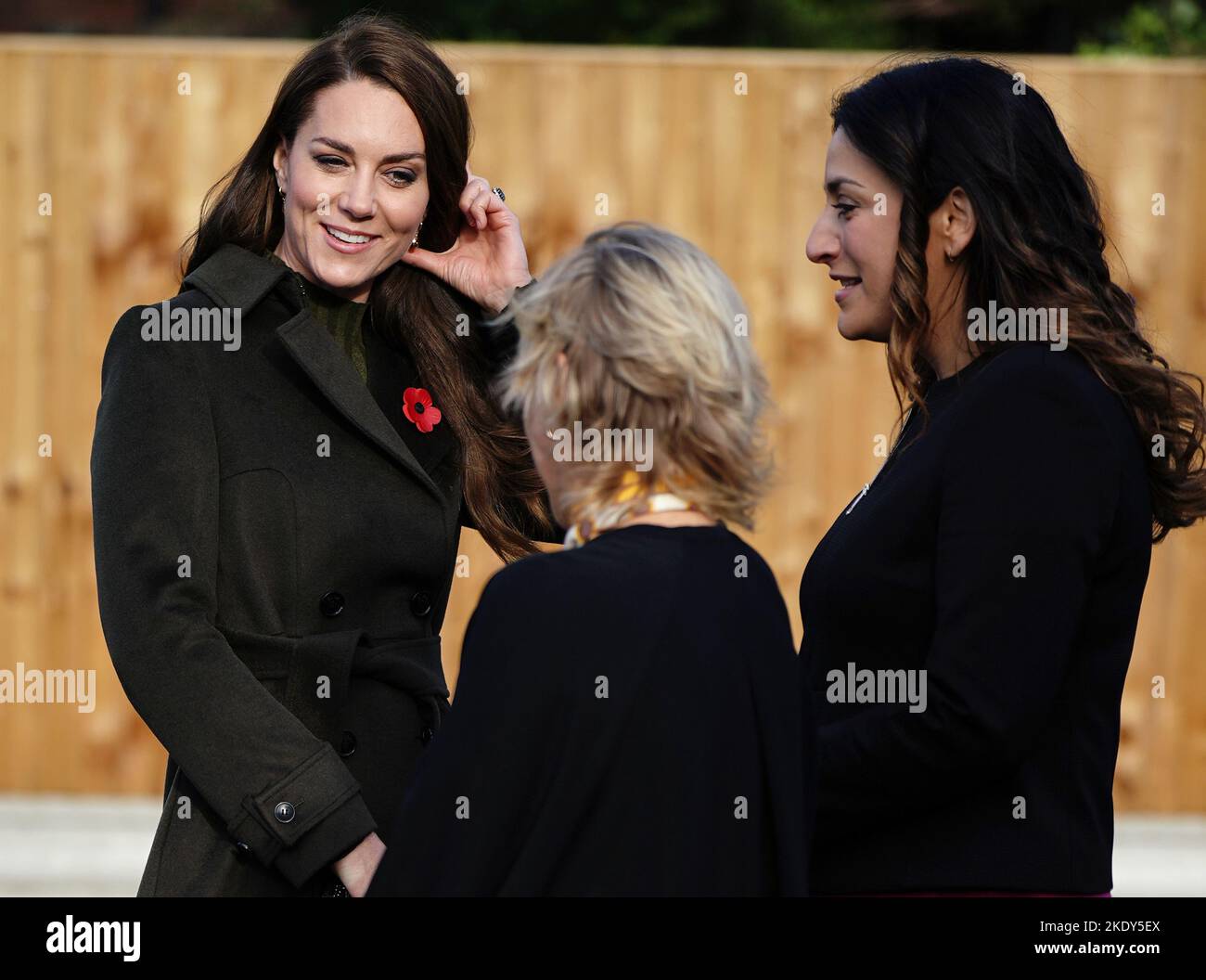 The Princess of Wales meeting CEO Laura Seebohm (centre) and Chair ...