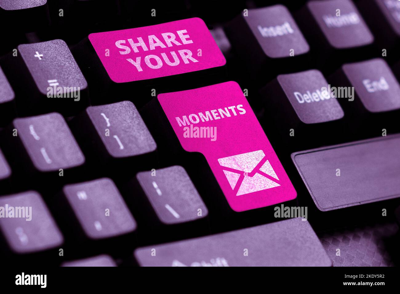 Writing displaying text Share Your Moments, Business idea a brief ...