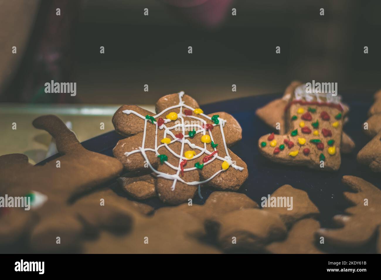 Biscuit with spider web icing hi-res stock photography and images - Alamy