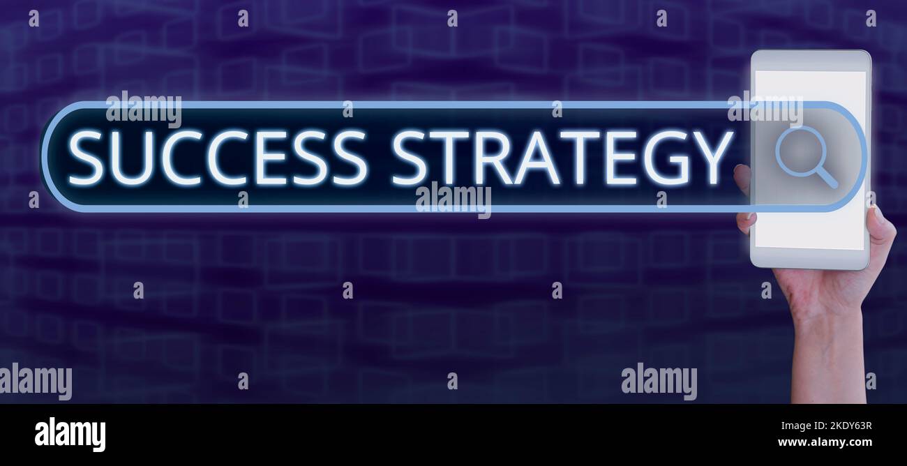 Conceptual display Success Strategy, Word Written on provides guidance ...
