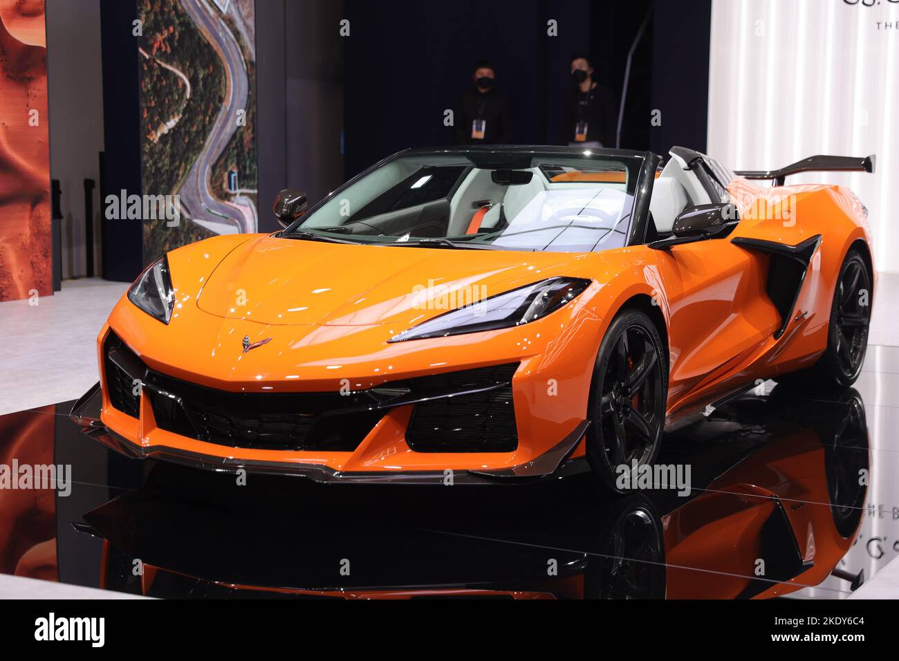 Chevrolet Corvette Z06 at the durant guild booth at the 2022 China ...