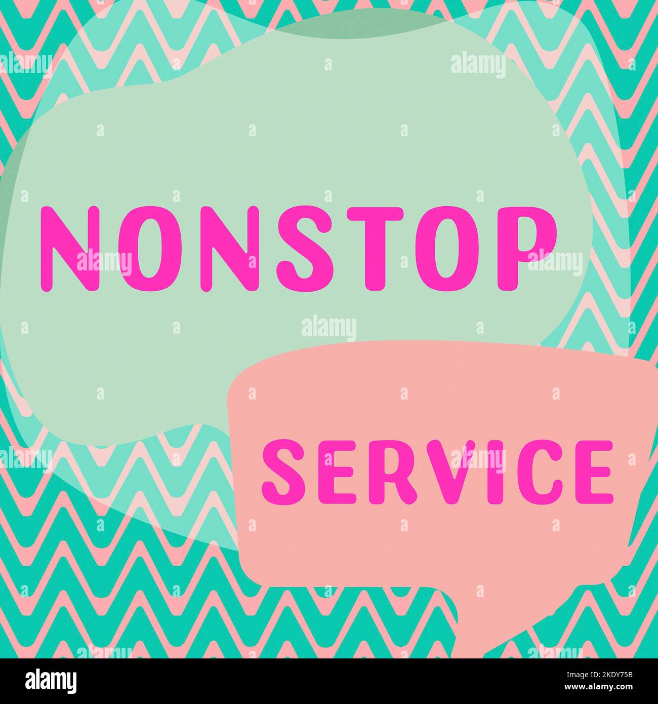 Writing displaying text Nonstop Service, Conceptual photo system of ...