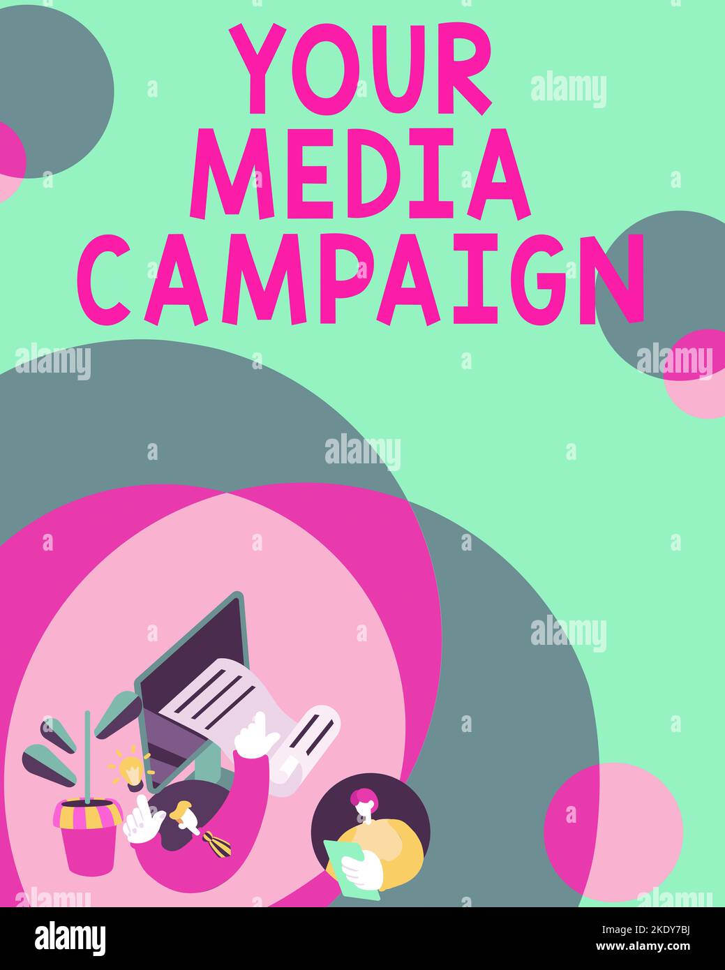 Inspiration showing sign Your Media Campaign, Concept meaning ...