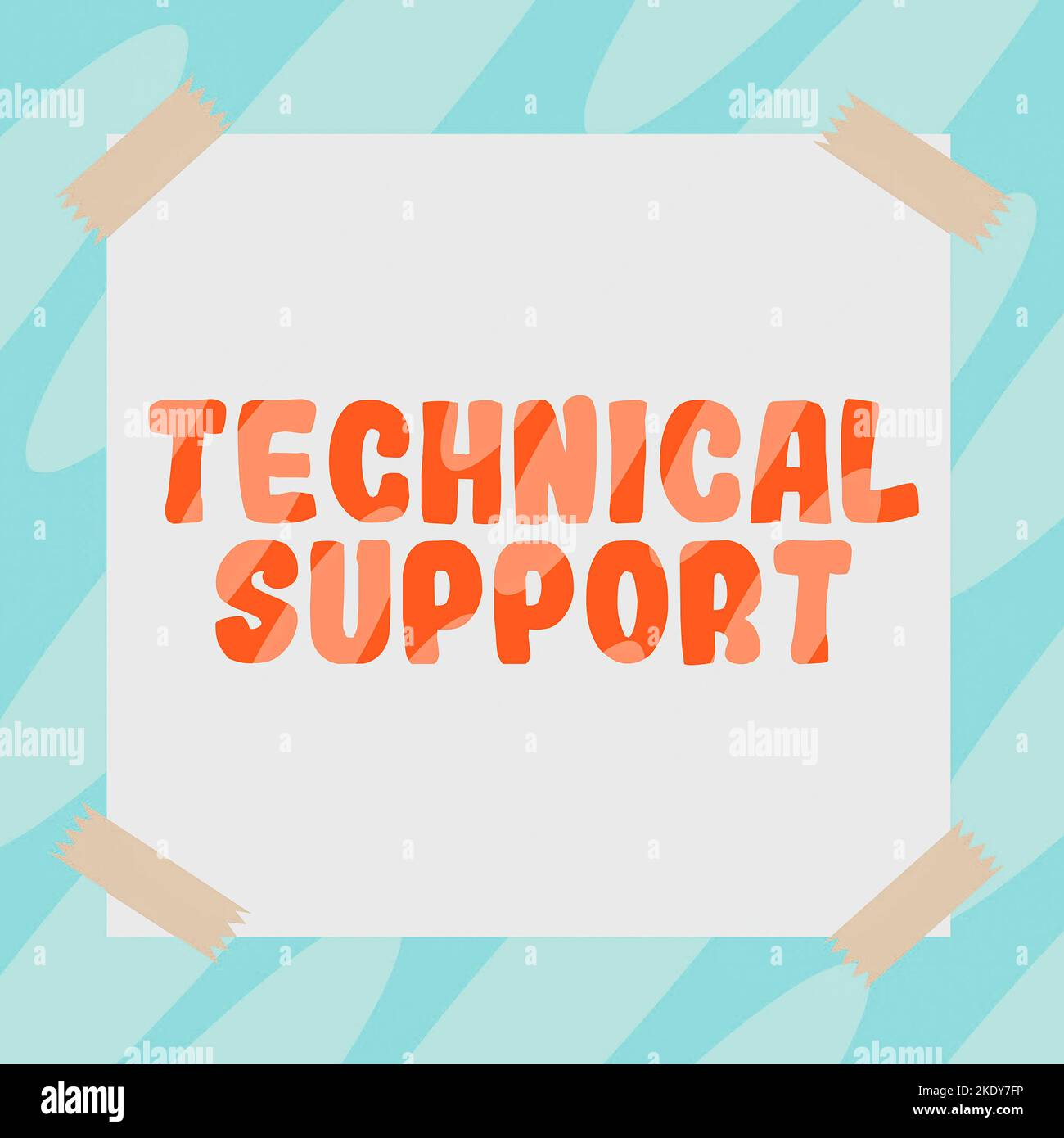 Text sign showing Technical Support, Business approach a service ...