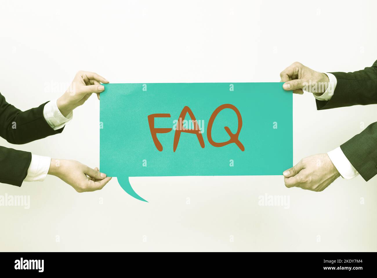 Conceptual caption Faq, Business showcase list of frequently asked ...