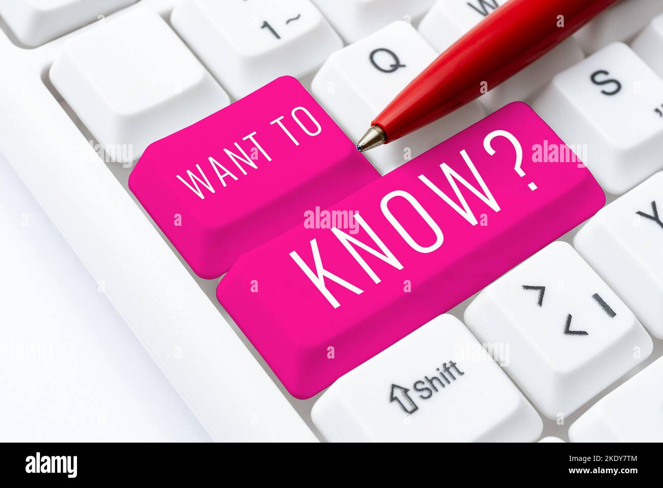 Text caption presenting Want To Know Question, Conceptual photo Request ...