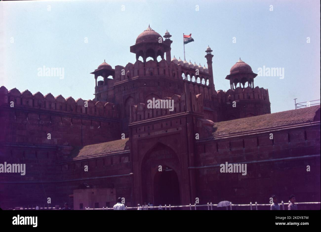 The Red Fort or Lal Qila is a historic fort in Old Delhi, Delhi in ...