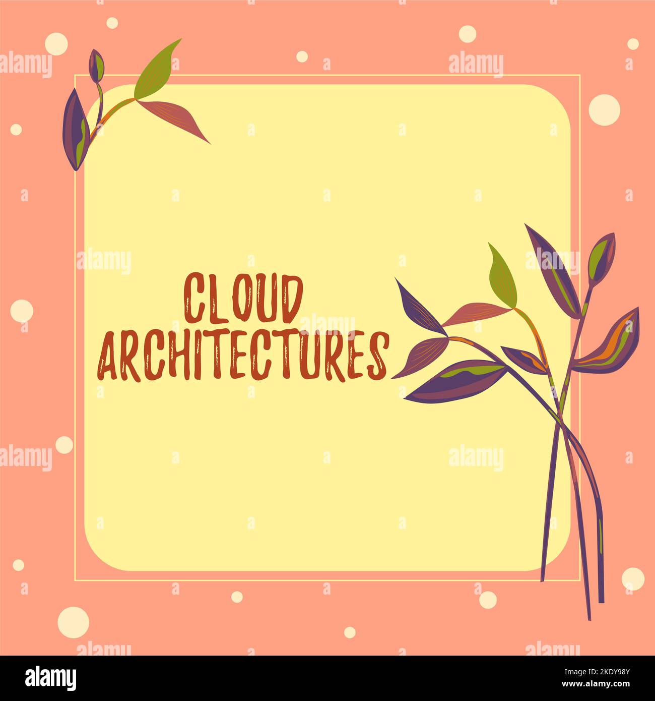 Sign displaying Cloud Architectures, Word for Various Engineered Databases Softwares ...