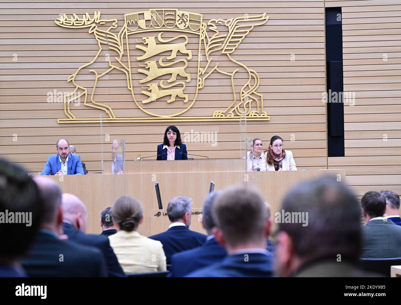 Stuttgart, Germany. 09th Nov, 2022. Muhterem Aras (Bündnis 90/Die ...
