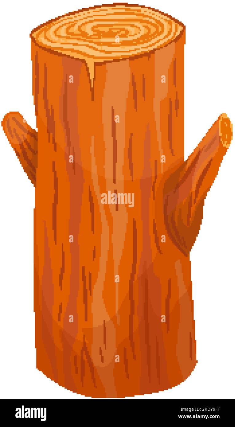 log wood cartoon vector illustration Stock Vector Image & Art - Alamy