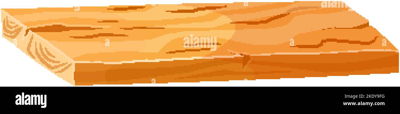 plank wood cartoon vector illustration Stock Vector Image & Art - Alamy
