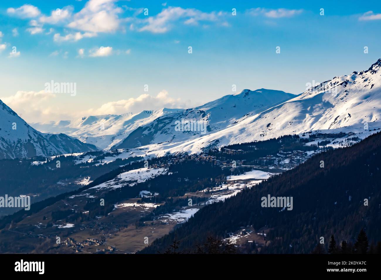 Alpine mountain peak snow clouds hi-res stock photography and images ...