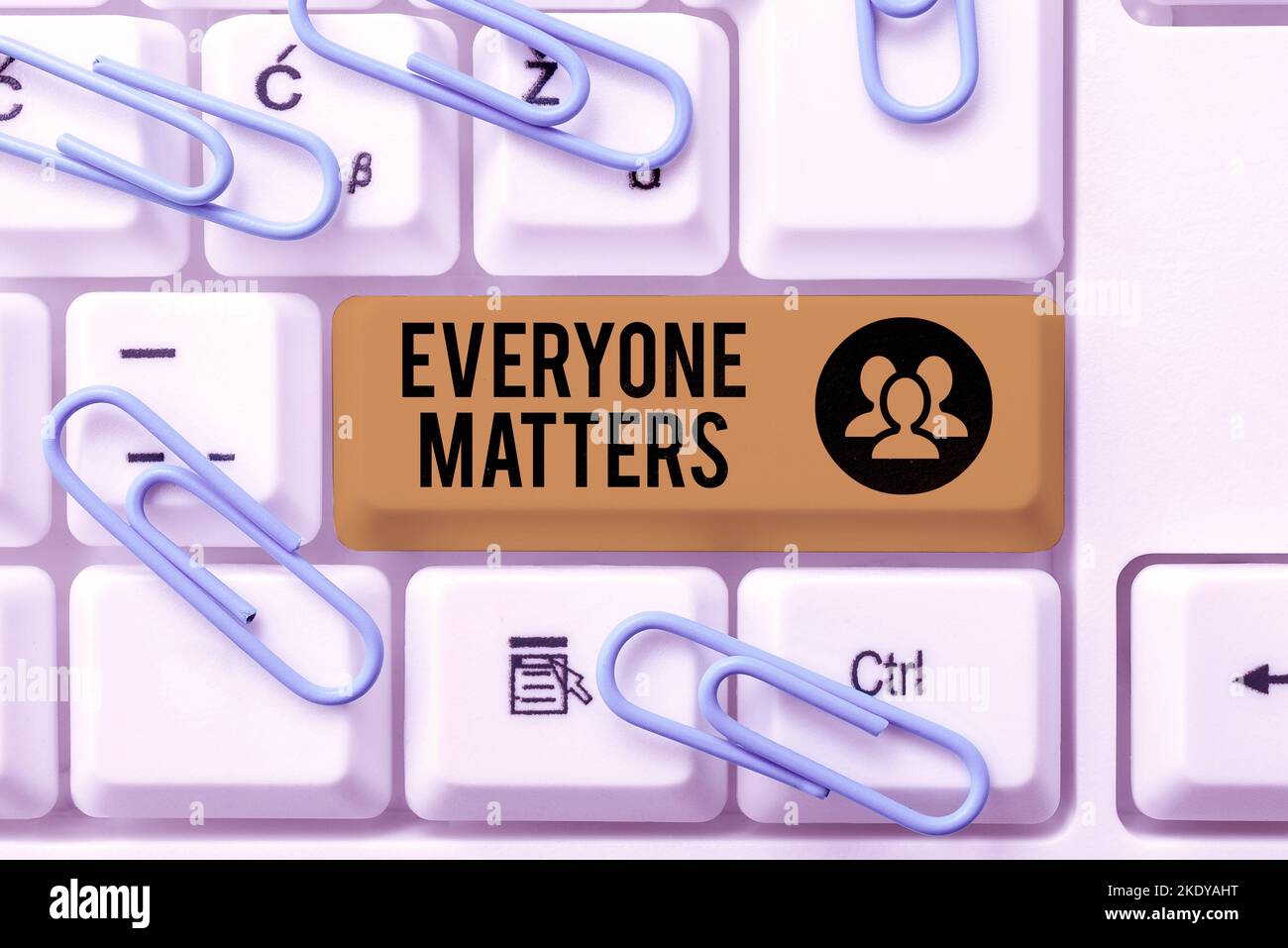 Conceptual display Everyone Matters, Concept meaning everything that ...