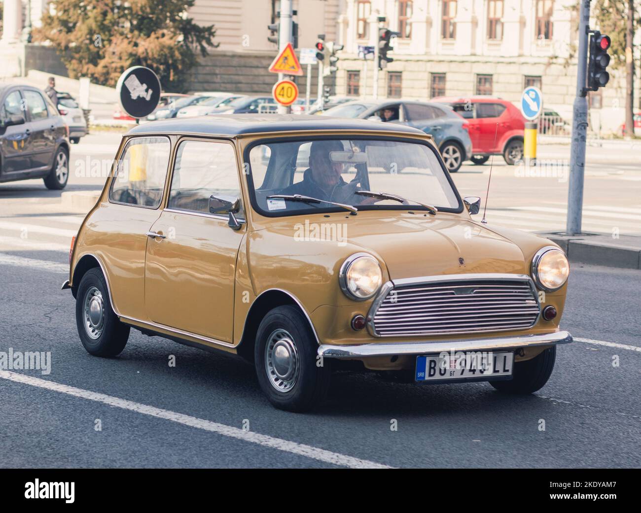Person driving old car hi-res stock photography and images - Alamy