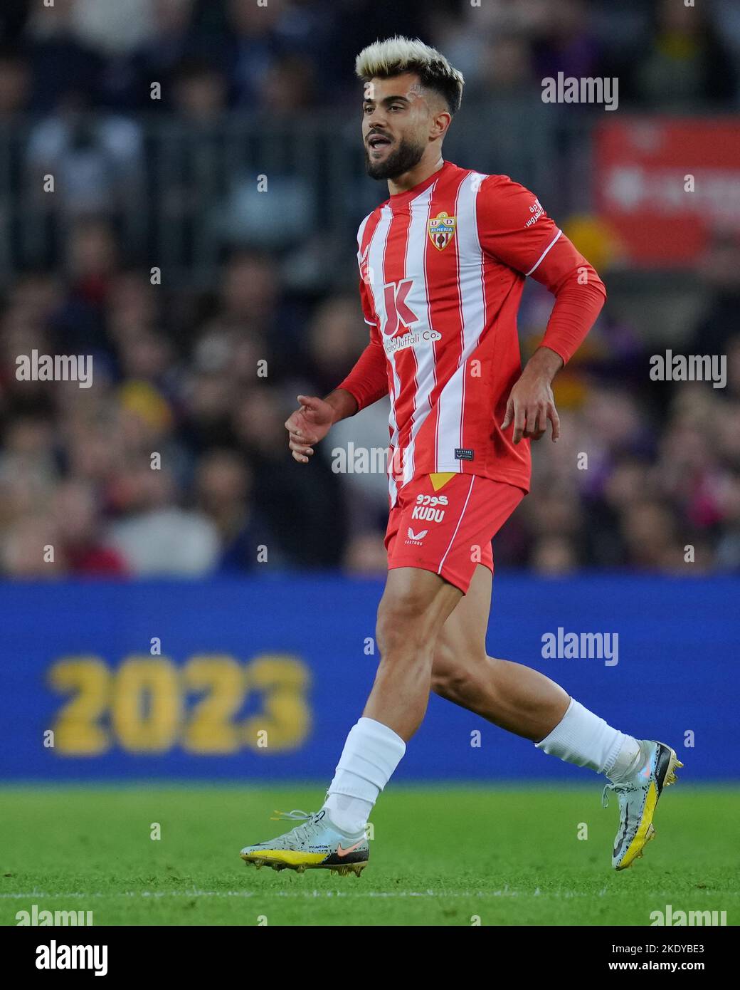 Arnau Puigmal of UD Almeria during the La Liga match between FC ...