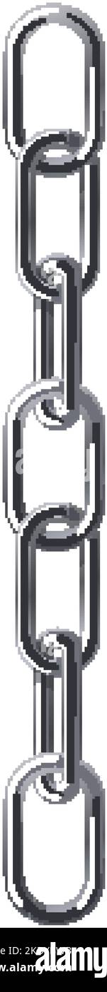 silver chain cartoon vector illustration Stock Vector Image & Art - Alamy