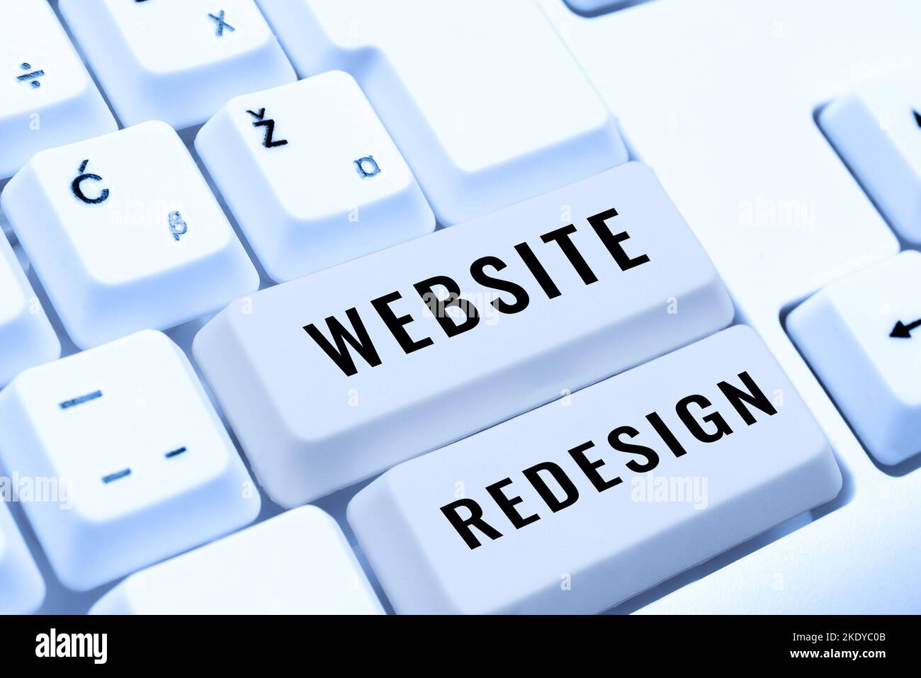 Conceptual caption Website Redesign, Conceptual photo modernize improver or evamp your website s ...