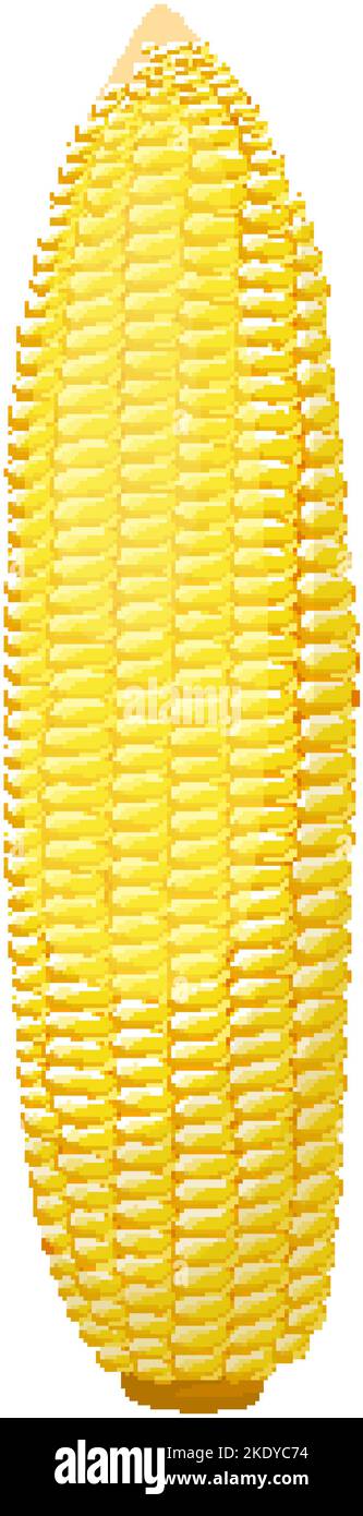 corn yellow cartoon vector illustration Stock Vector Image & Art - Alamy