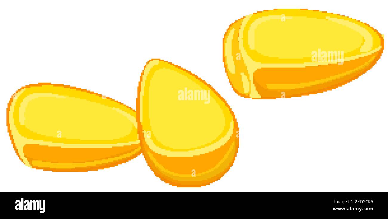 corn grain cartoon vector illustration Stock Vector Image & Art - Alamy