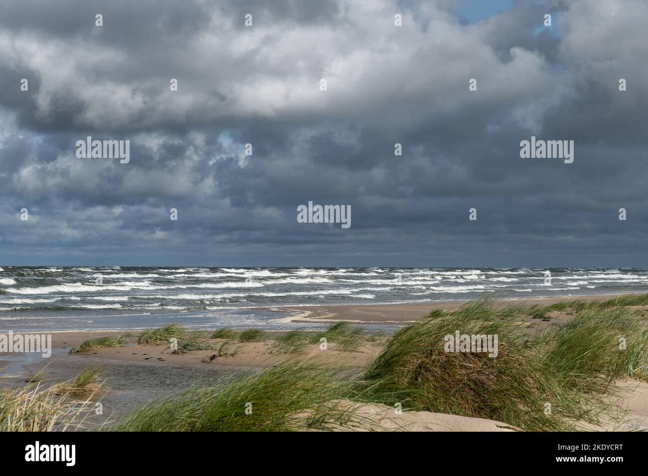 Stormy day by Baltic sea next to Liepaja, Latvia Stock Photo - Alamy