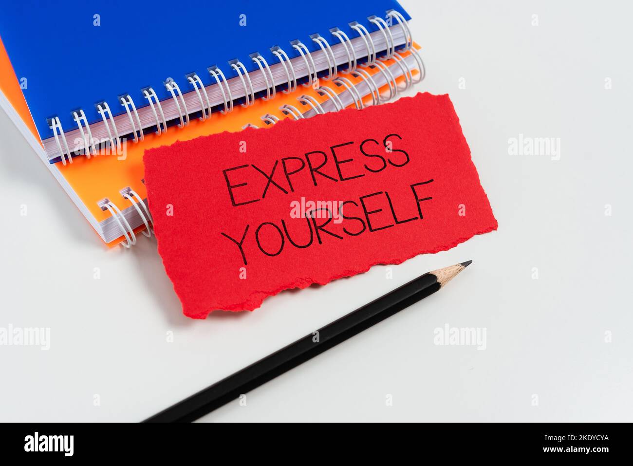 Sign displaying Express Yourself, Internet Concept to communicate or ...