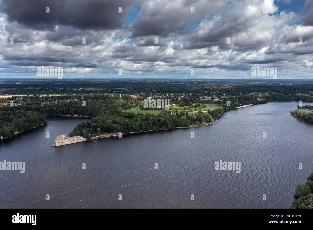 Koknese castle ruins hi-res stock photography and images - Alamy