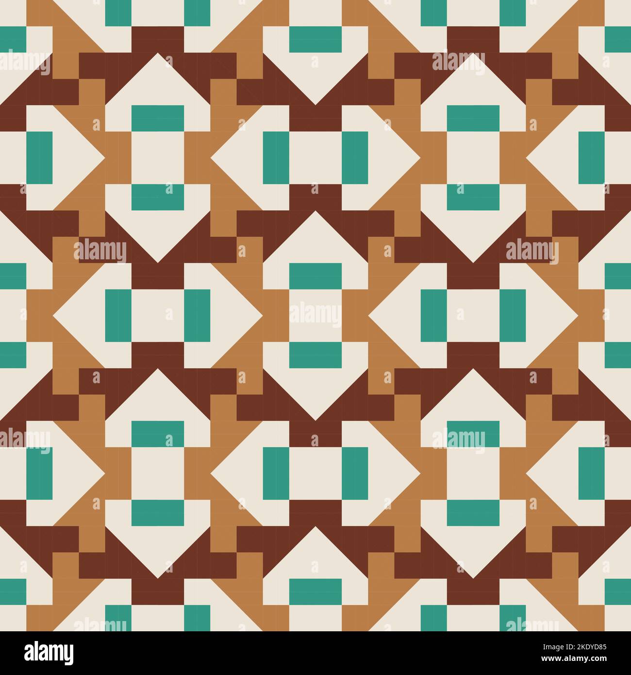 Tribal ethnic vector seamless pattern. Abstract geometric background ...