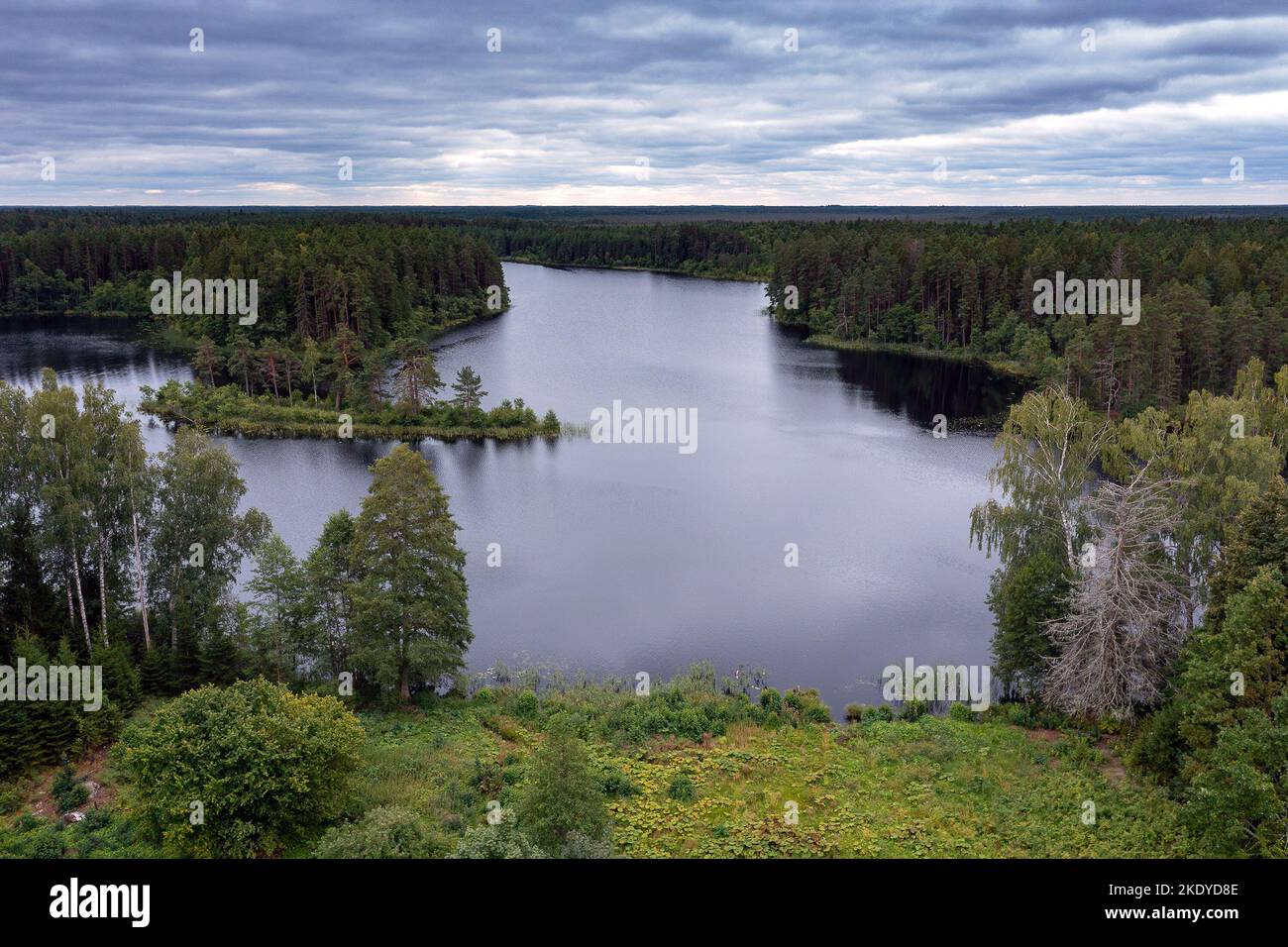 Village near beautiful lakes aerial hi-res stock photography and images ...