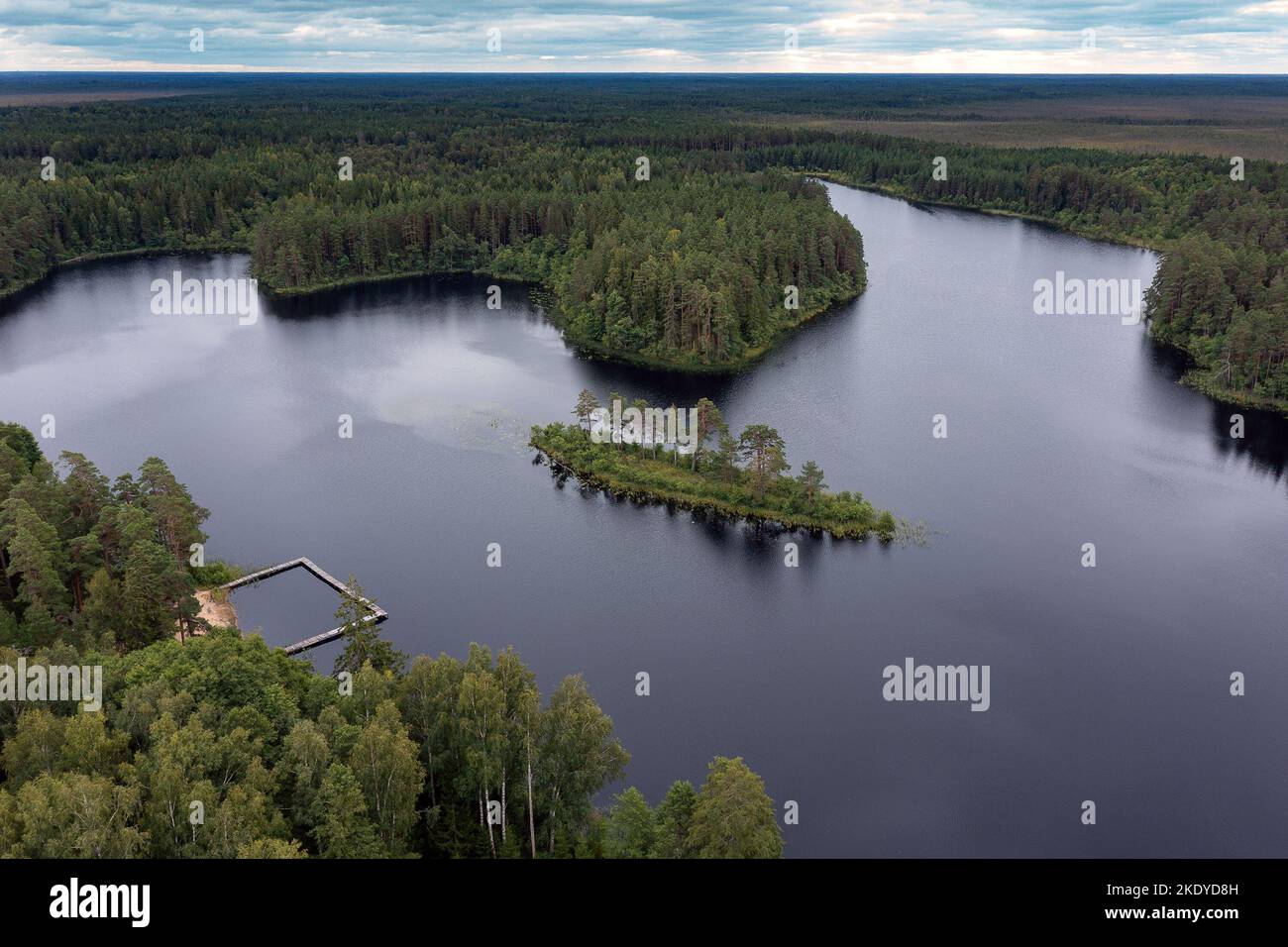 Village near beautiful lakes aerial hi-res stock photography and images ...