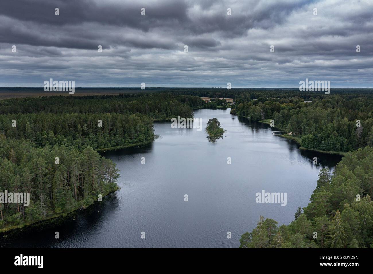 Village near beautiful lakes aerial hi-res stock photography and images ...