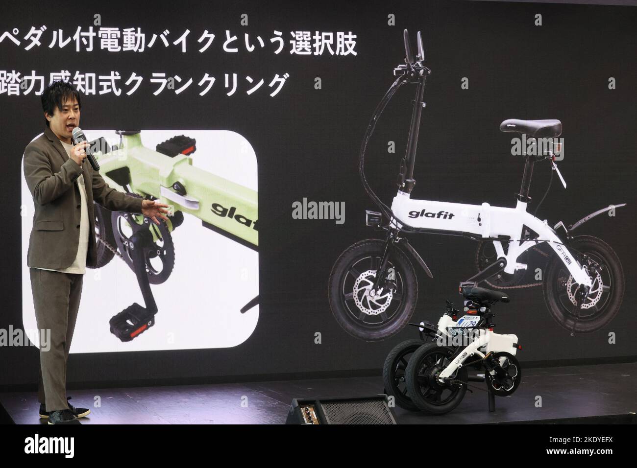 Tokyo, Japan. 9th Nov, 2022. Japanese mobility venture Grafit president ...
