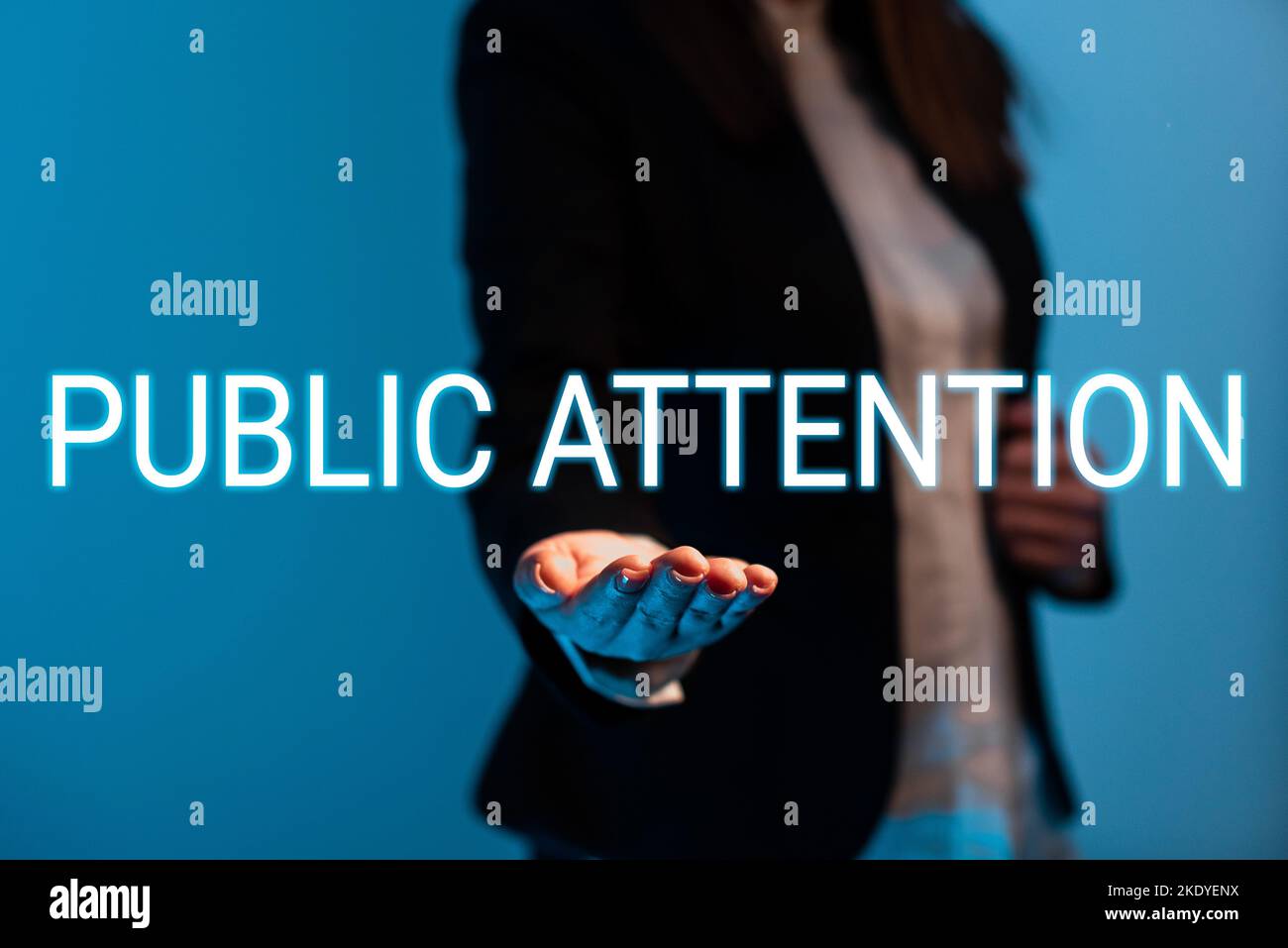 Inspiration showing sign Public Attention, Concept meaning the ...