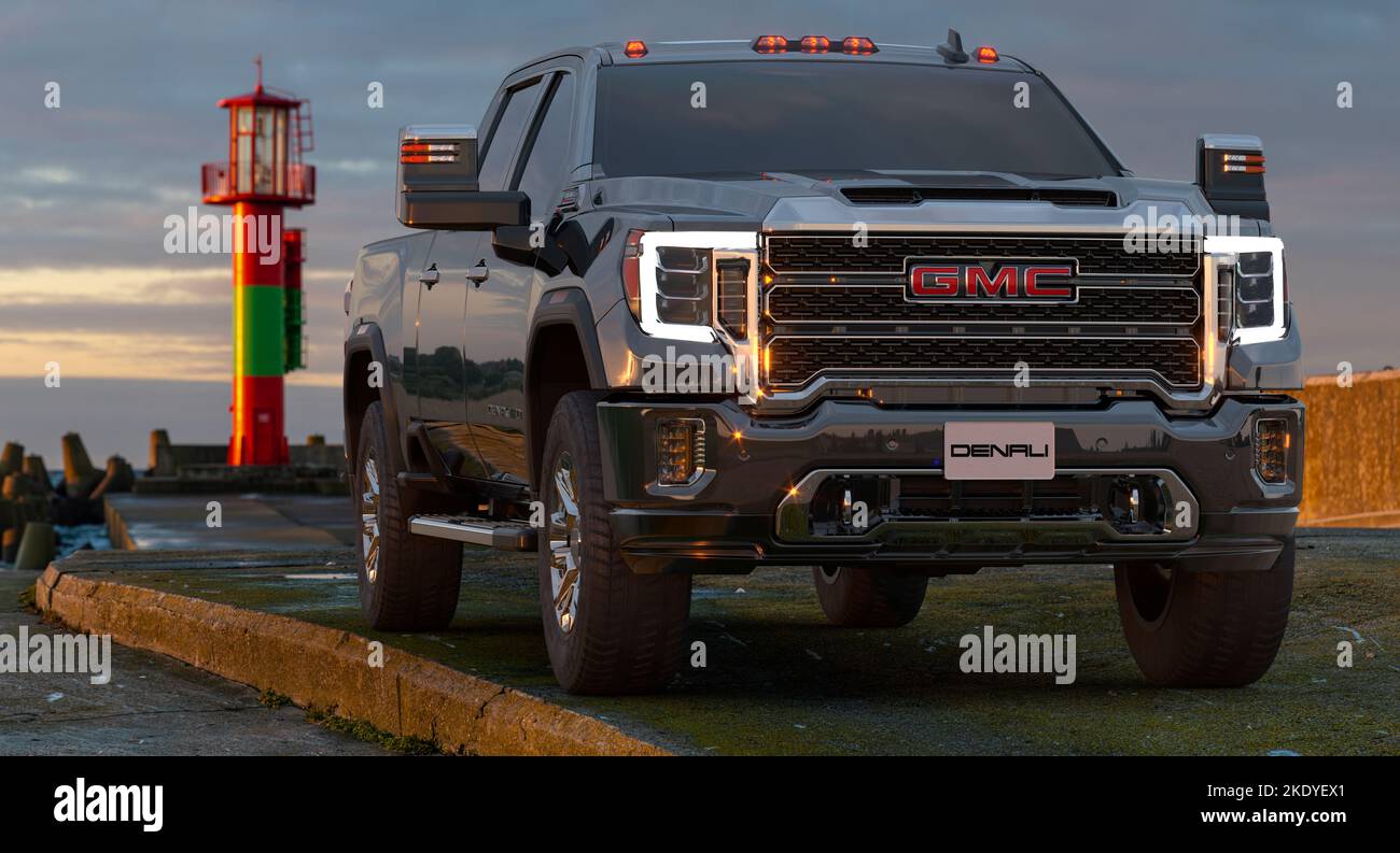 GMC Sierra HD Denali Stock Photo - Alamy