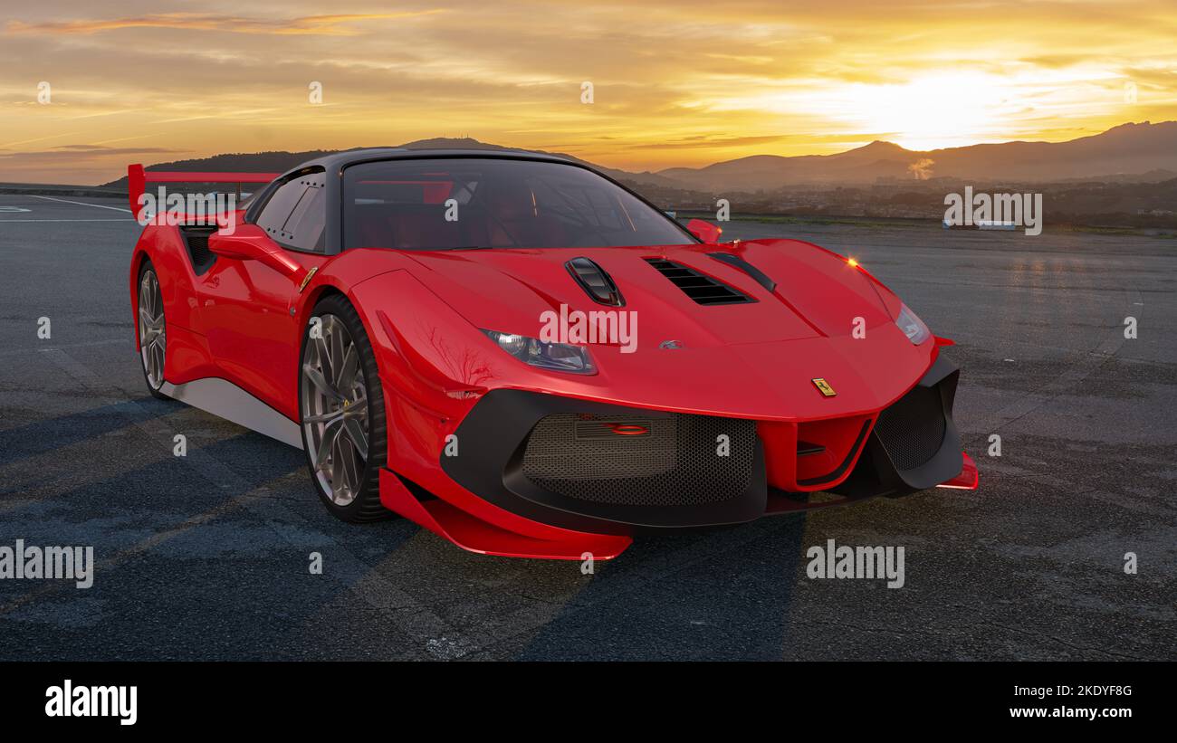 Ferrari 488 evo hi-res stock photography and images - Alamy