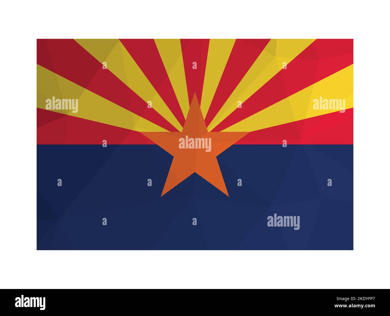 Official Flag Of Arizona