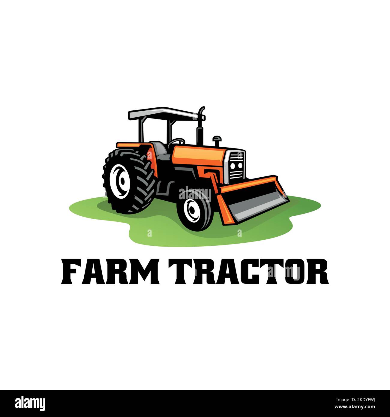 A vector illustration of a farm tractor Stock Vector Image & Art - Alamy