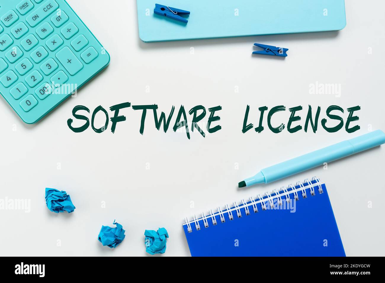 Conceptual display Software License, Business approach legal instrument ...