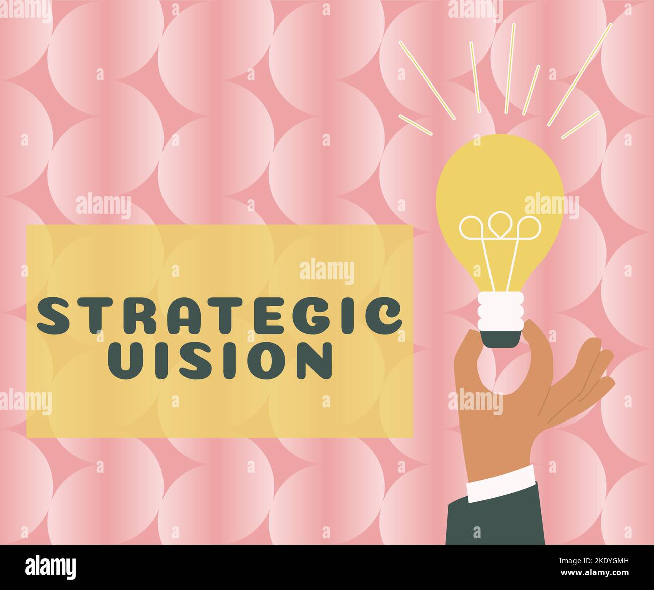 Text sign showing Strategic Vision, Internet Concept clarifies the ...