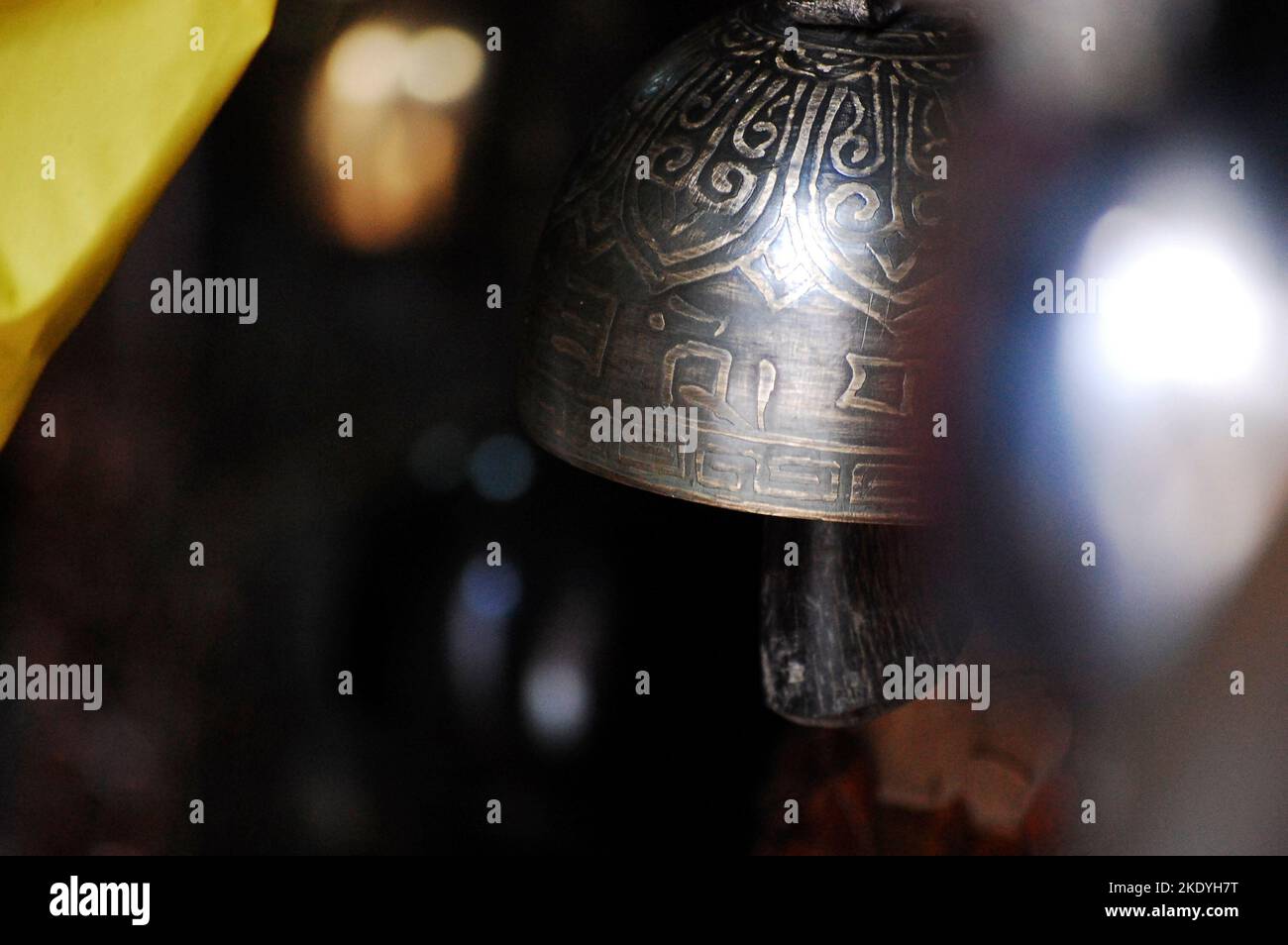 A closeup of vintage cast iron liberty bell Stock Photo - Alamy