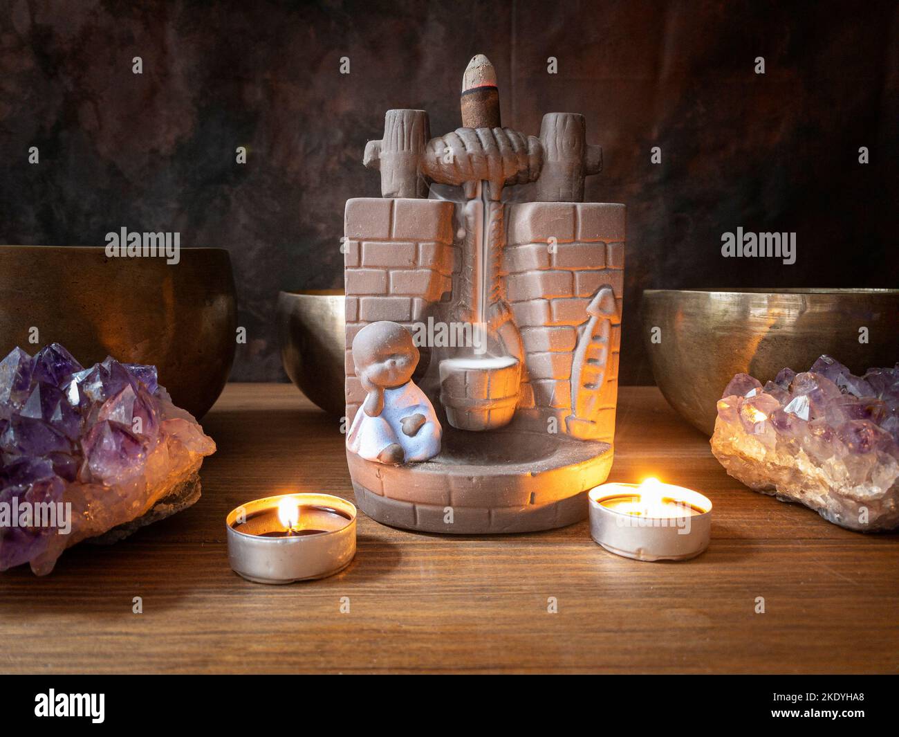 Incense burner table hi-res stock photography and images - Alamy