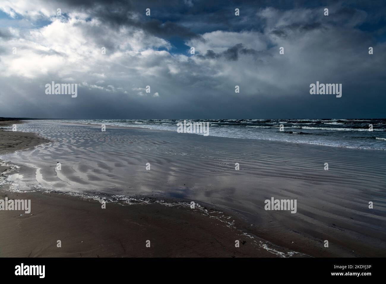 Stormy day by Baltic sea Stock Photo - Alamy