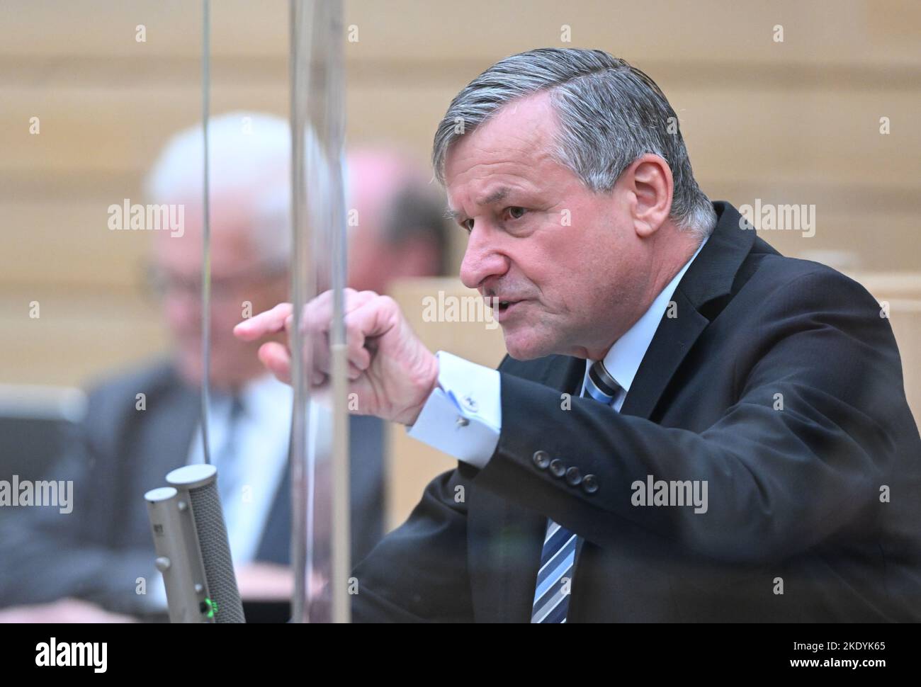 09 November 2022, Baden-Wuerttemberg, Stuttgart: Hans-Ulrich Rülke ...