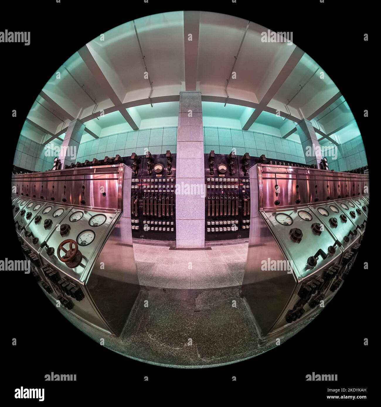 Battersea Control Room - Battersea Power Station Stock Photo - Alamy