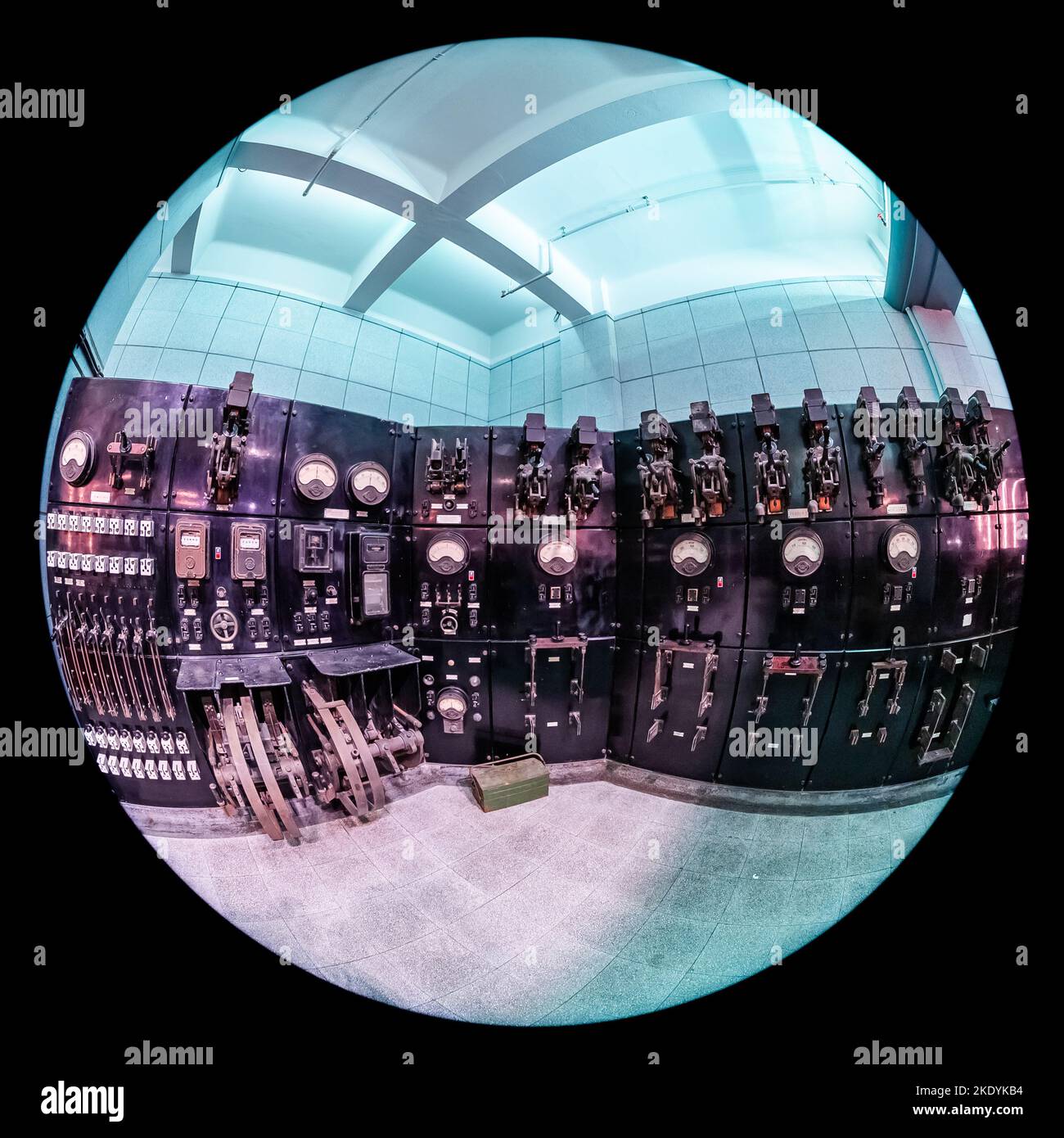 Battersea Control Room - Battersea Power Station Stock Photo - Alamy