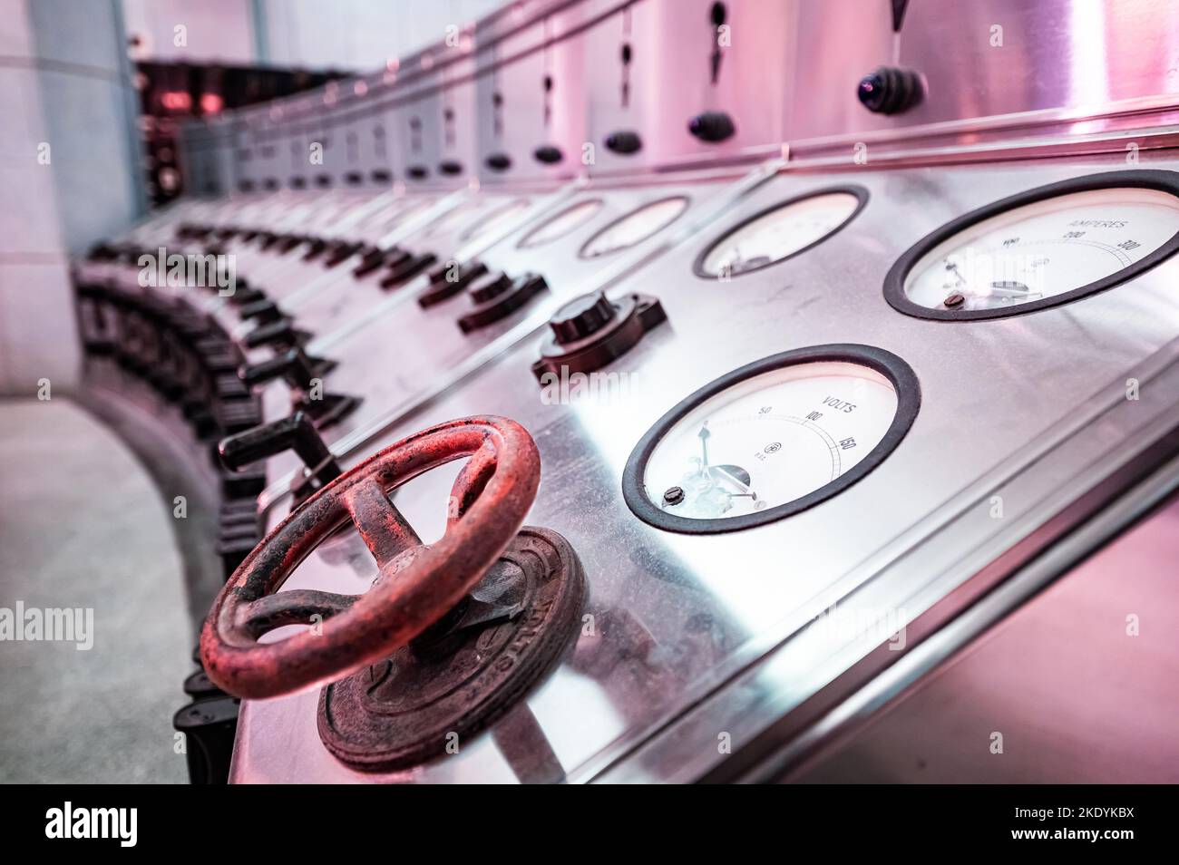 Battersea Control Room - Battersea Power Station Stock Photo - Alamy