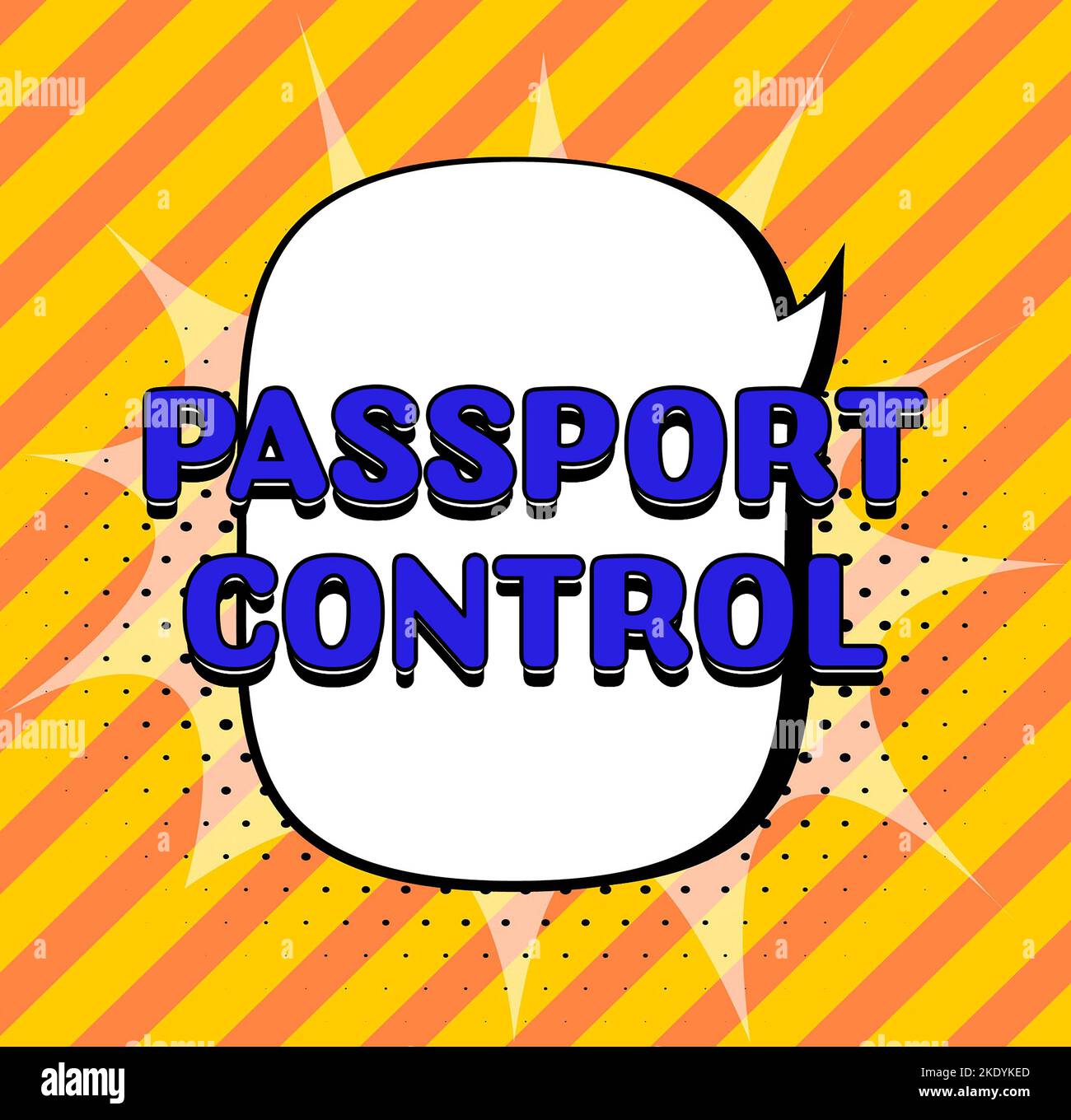 Inspiration showing sign Passport Control, Internet Concept the area in ...