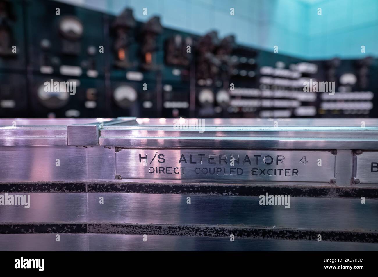 Battersea Control Room - Battersea Power Station Stock Photo - Alamy