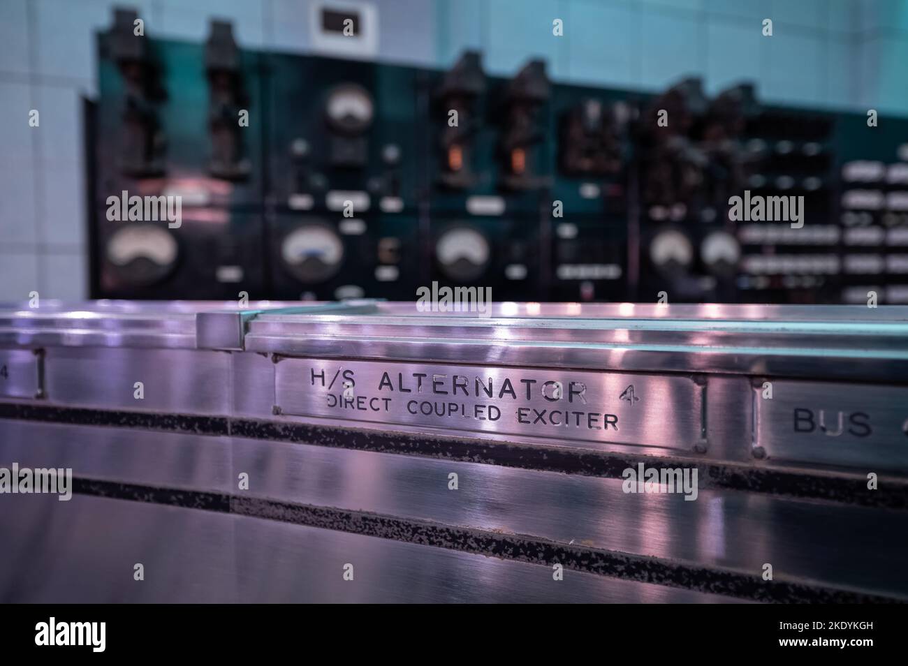 Battersea Control Room - Battersea Power Station Stock Photo - Alamy