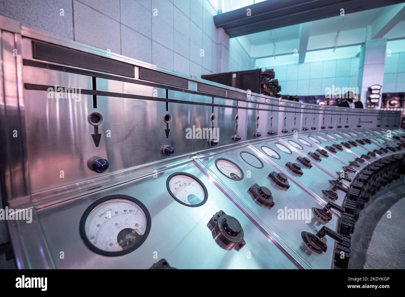 Battersea Control Room - Battersea Power Station Stock Photo - Alamy